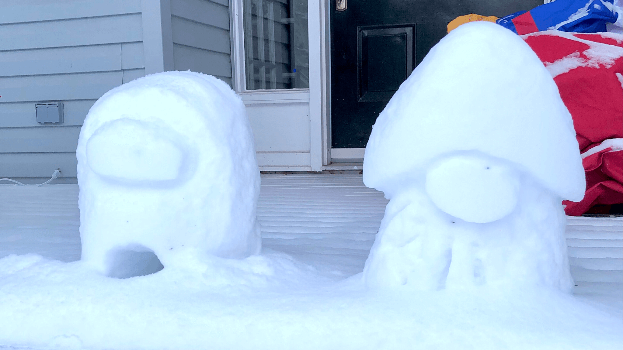How to build snow gnome sculptures - Pickle Planet Moncton